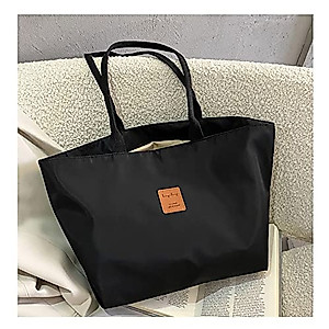 SOLY Women's Tote Bag For Girls Kids Shoulder Bag Canvas Travel Tote Work Travel Beach Big Capacity Tassel Handbag