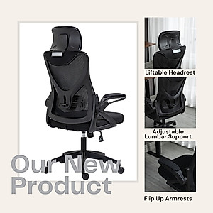 Uneeruiqy Computer Ergonomic Office Chair, Black