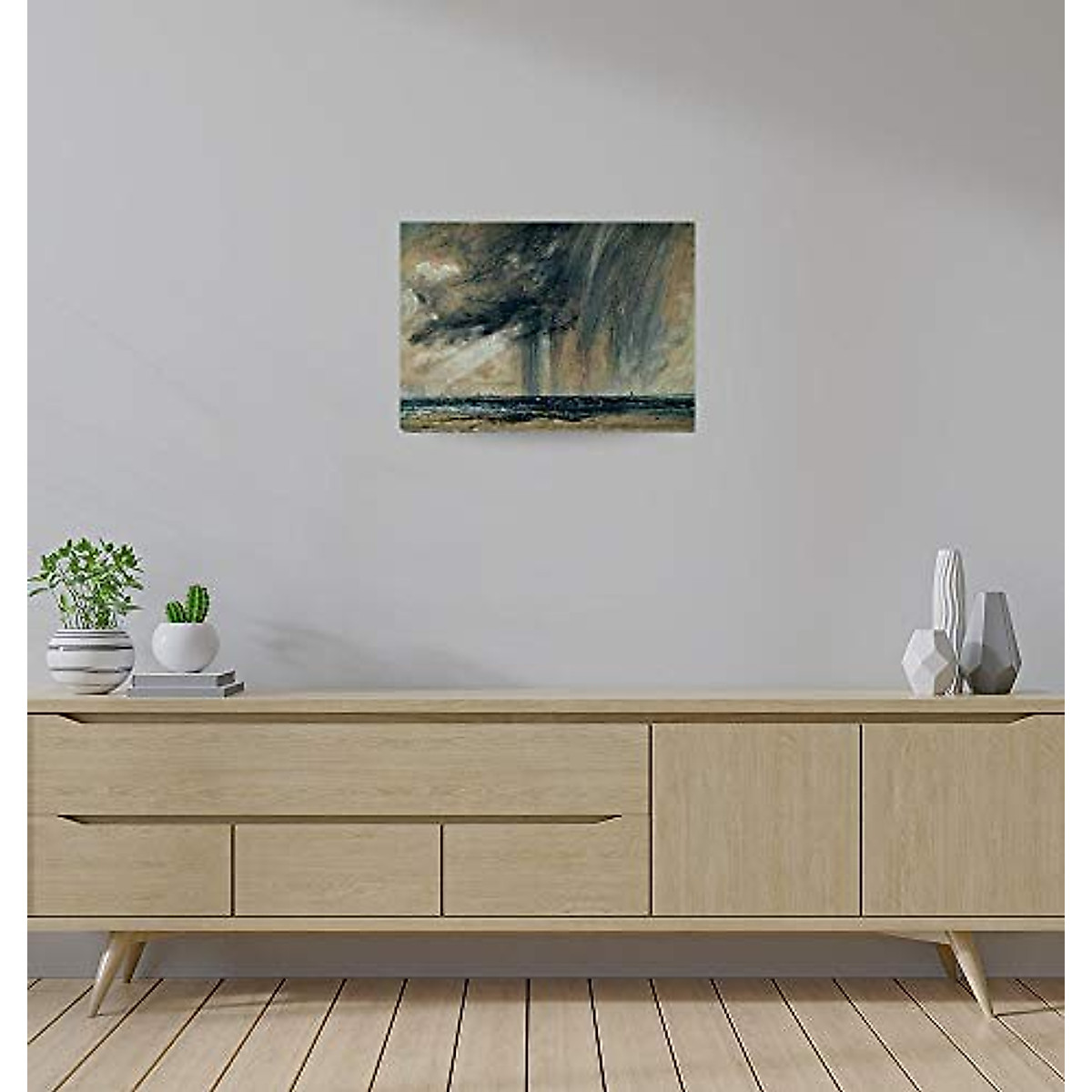 Imagekind Wall Art Print entitled Rainstorm Over The Sea, C.1824-28 by The Fine Art Masters | 22 x 16