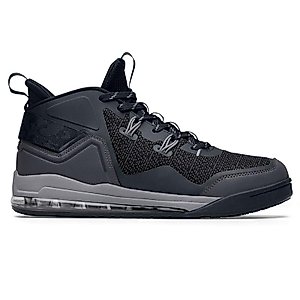 Shoes for Crews Tigon III, Men's, Women's, Unisex Nano Composite Toe (NCT) Slip Resistant Work Shoes, Water Resistant, Black, Men's 13 / Women's 14.5