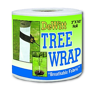 Dewitt 3-Inch by 50-Foot Tree Wrap White TW3W