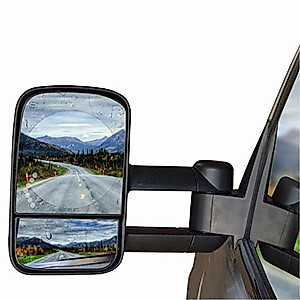 Heated Signal Telescoping Tow Mirror for Left Driver LH Side For 2007-2013 Chevrolet Silverado 1500 GMC Sierra 1500 For 2007-2014 GMC Sierra 2500 HD 3500 HD Chevrolet Silverado 2500 HD 3500 HD