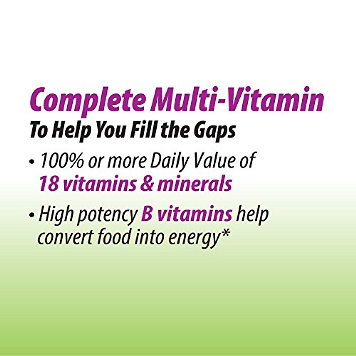 Nature's Way Alive! Garden Goodness Multivitamin for Women, High Potency B-Vitamins to Support Cellular Energy*, 1 Serving Veggies & Fruits**, 60 Tablets