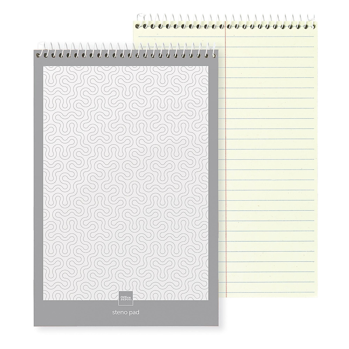 Office Depot(R) Steno Books, 6in. x 9in., Gregg Ruled, 70 Sheets, Green Tint, Pack Of 12