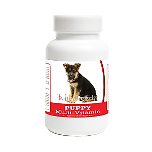 Healthy Breeds German Shepherd Puppy Dog Multivitamin Tablet 60 Count