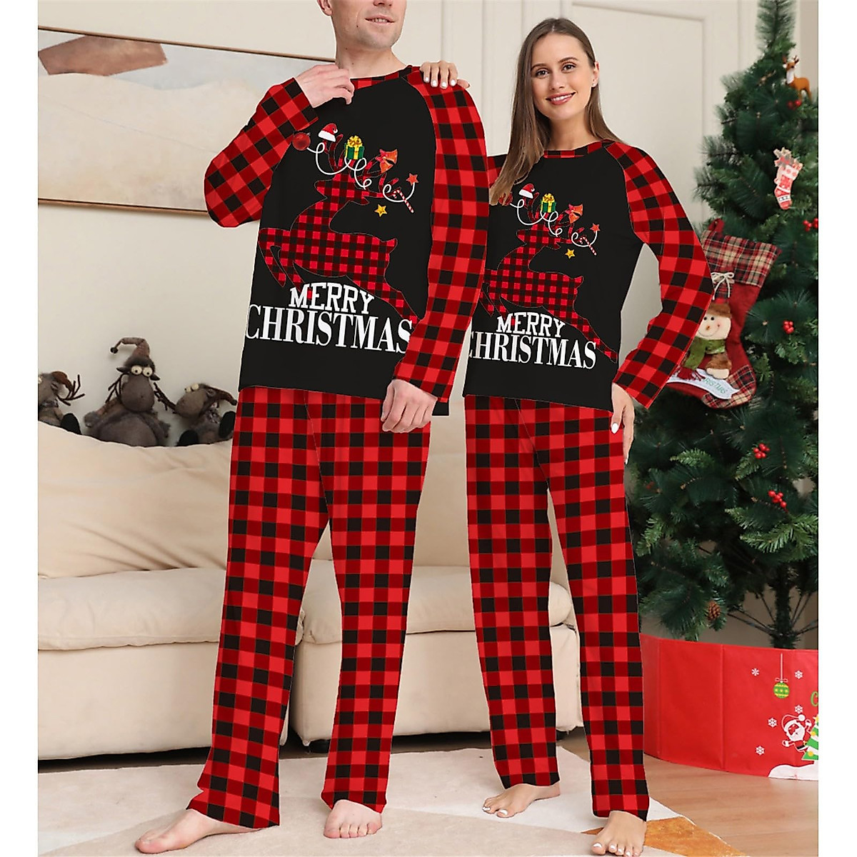 CHUOAND Christmas Pajamas for Family, Cousin,sávéd for látér items list in my cart,womens plus size Cléáráncé,Bést Gifts under 15 dollars,coupOns & promo codes