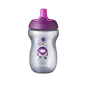 Tommee Tippee Sportee Toddler Sports Sippy Cup Spill-Proof, BPA-Free – 12+ months, 10oz, 3 Count