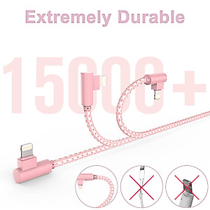 iPhone Charger Cord Lightning Cable 6 ft 3 Pack iPhone Charging Cable Long iPhone 11 Charger 6ft [Apple Certified] Nylon Braided Fast Charging for 13 mini/13/12/11 Pro MAX/XR/XS/8/7/Plus/6S/SE/iPad…