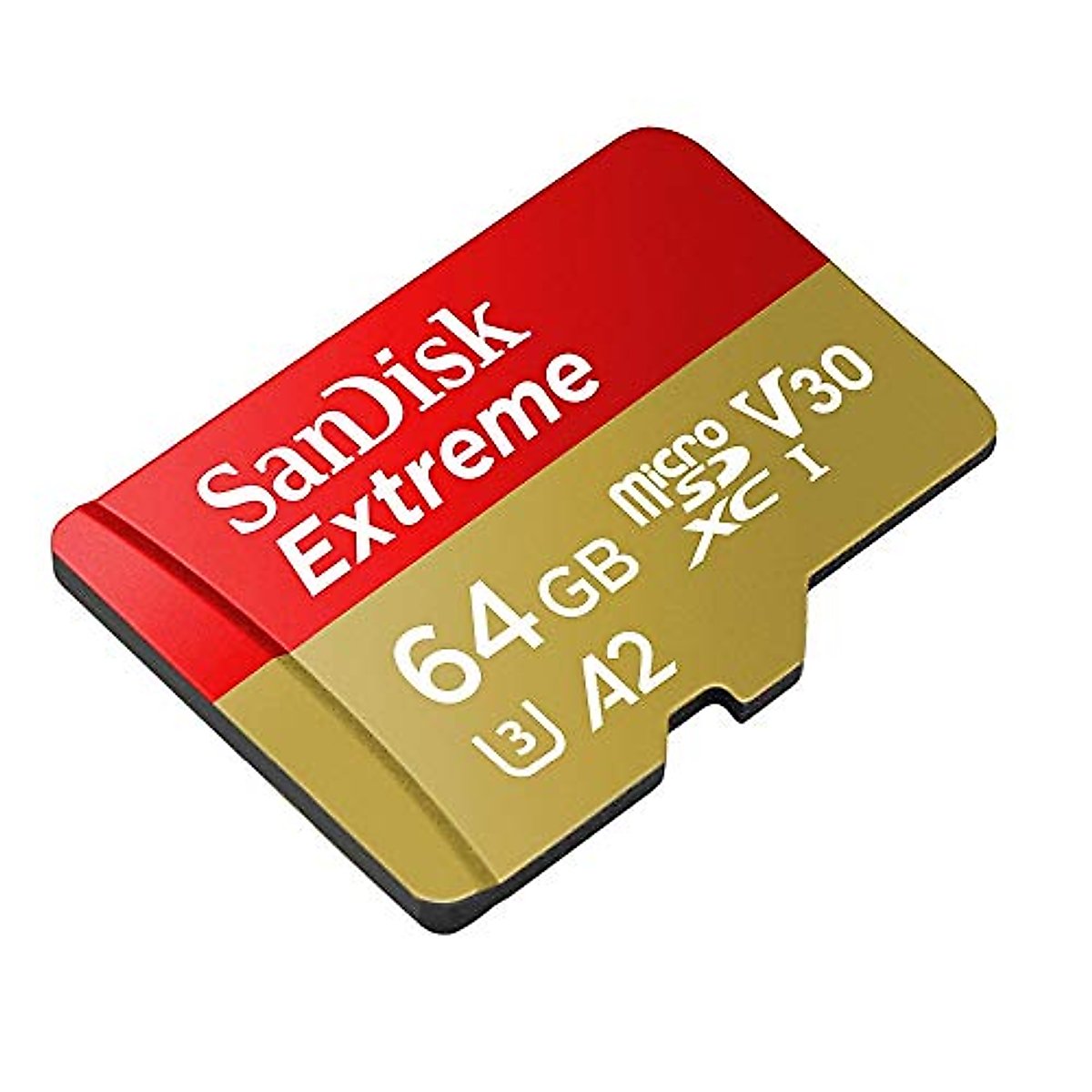 SanDisk 64GB Micro SDXC Extreme Memory Card (2 Pack) Works with GoPro Hero 8 Black, GoPro Max 360 Action Cam U3 V30 4K Class 10 (SDSQXA2-064G-GN6MN) Bundle with 1 Everything But Stromboli Card Reader