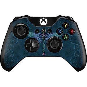 Skinit Decal Gaming Skin Compatible with Xbox One Controller - Officially Licensed Tate and Co. Mystical Dragonfly Design