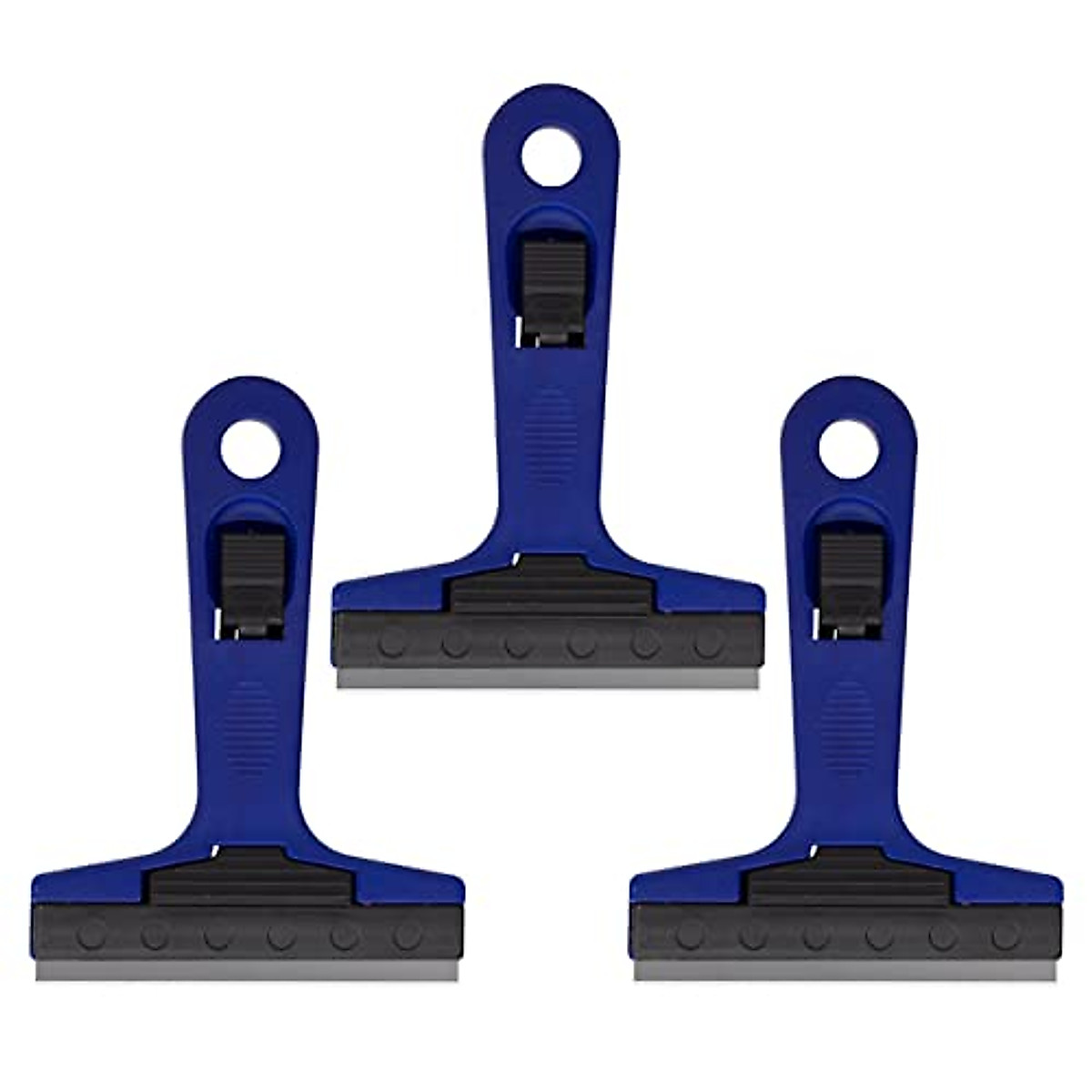 BUTIFULSIC 3pcs Cleaning Scraper Blade Wall Spatulas Tile Scraper Blade Portable Cleaning Scrapers Paint Scraper Cleaning Razor Scraper Sticker Scraper Blade Vinyl Car Scraper Pp Plastic Blue