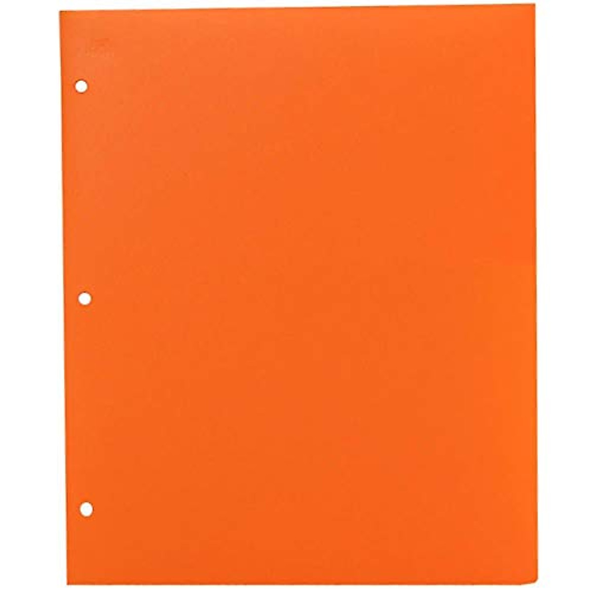 JAM PAPER Heavy Duty Plastic 3 Hole Punch Pocket Folders - Extra Tough School Folders - Assorted Fashion Colors - 6/Pack
