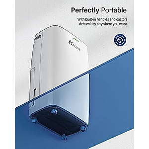 32-Pint Dehumidifier for Basement and Large Room - 2000 Sq. Ft, Quiet Dehumidifier for Large Capacity Room Home Bathroom Basements - Auto Continuous Drain Remove Moisture with Child Lock