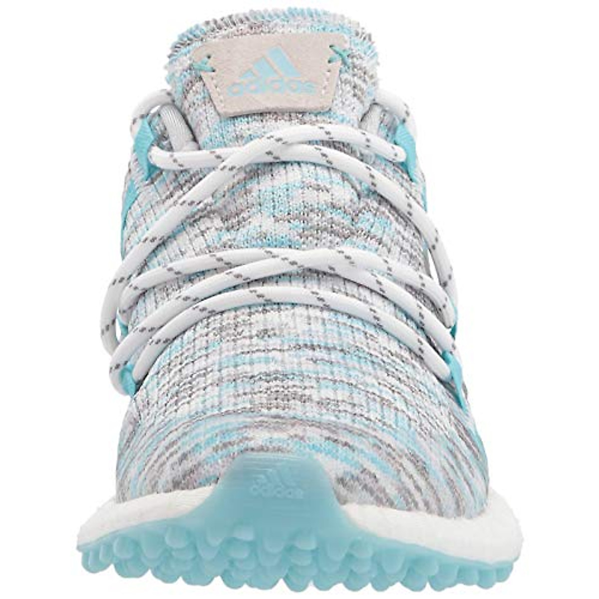 adidas Women's W Crossknit DPR Golf Shoe, White/Hazy Sky/Grey, 7.5 US