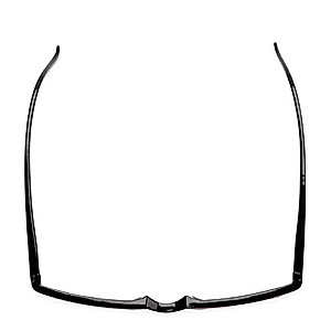 The All American Reader Reading Glasses, Rectangle Style Fully Magnified Eyeglasses for Men and Women + 2.50 Stars on One Side