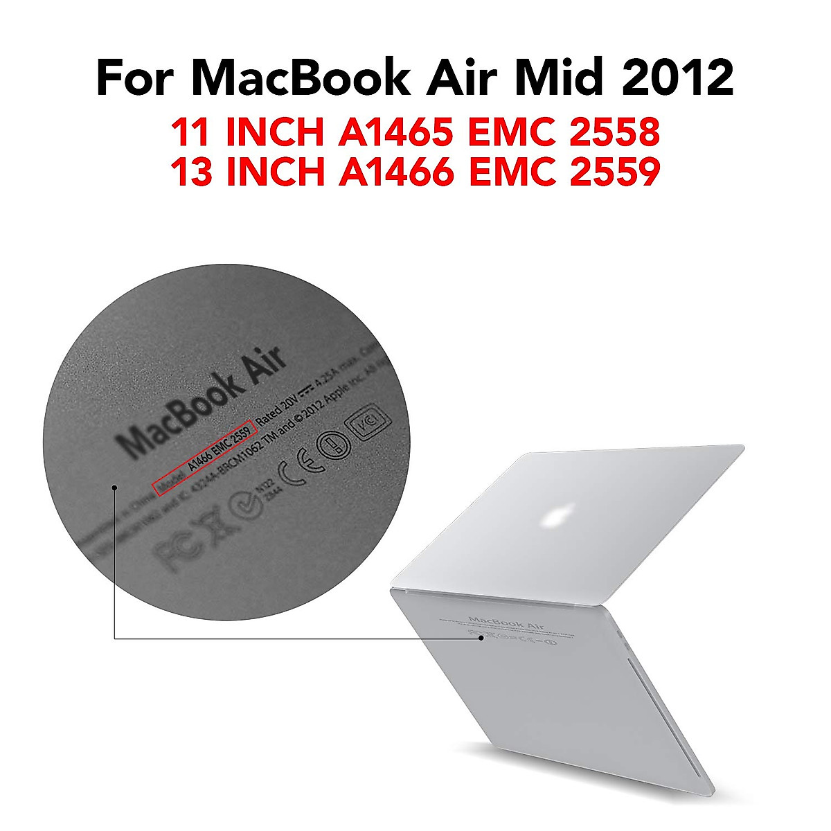 INDMEM AHCI SATA SSD 512GB 3D TLC Flash Drive Upgrade for MacBook Air Mid 2012 A1465 (EMC 2558), A1466 (EMC 2559)