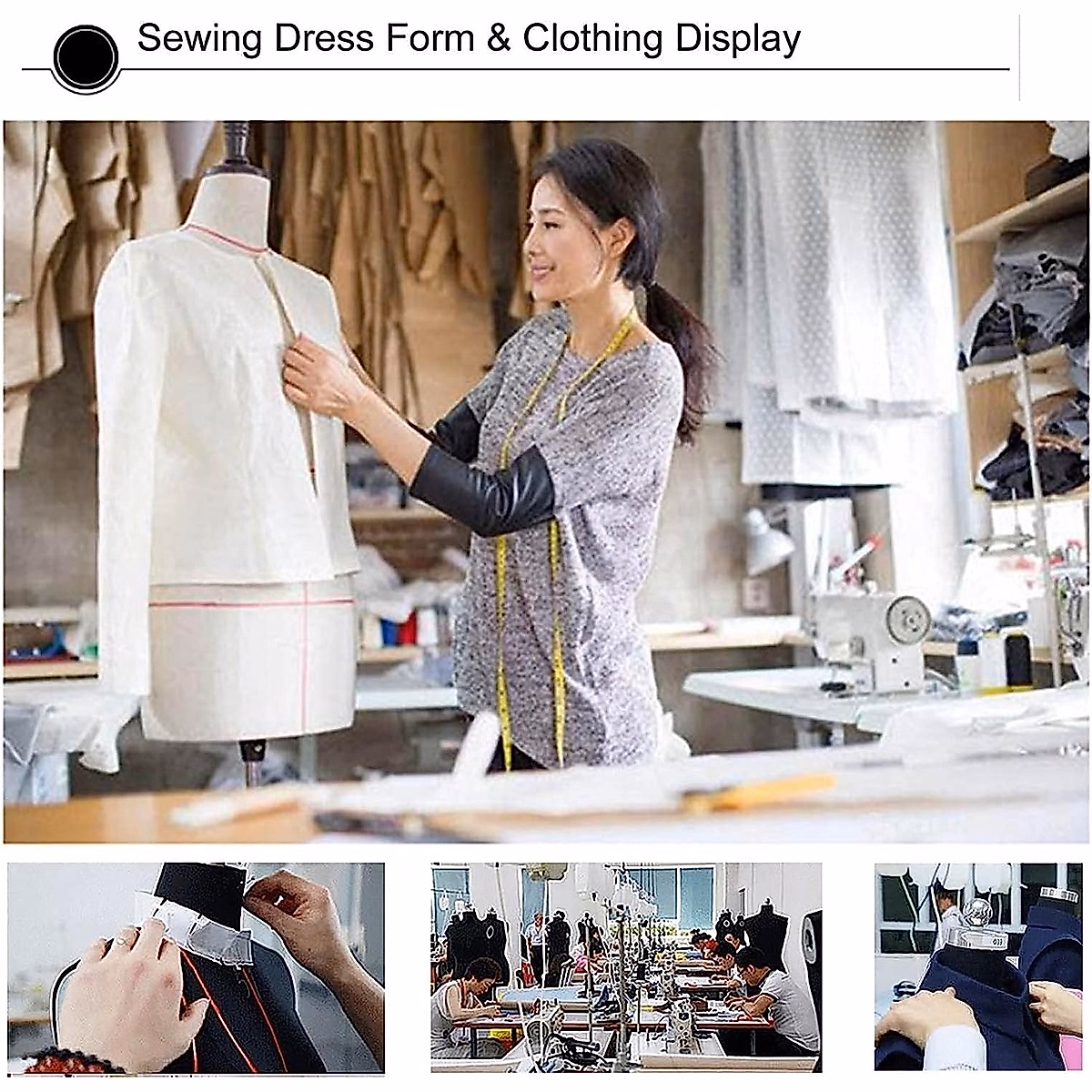 lyf Plus Size Sewing Male Mannequin Torso with Tripod Stand, Mens Dressmakers Manikin Body, for T-Shirts/Jackets Teaching Dress Forms ( Size : XXXL 110 )