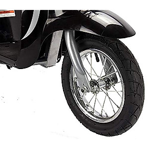 Razor Pocket Mod Vapor 24 Volts Electric Retro Scooter High Torque Chain Driven Motor and Spoked with Pneumatic Tires for 13 Years Old and Up, Black