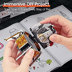 NASA Apollo Saturn V 3D Puzzles for Adults Kids Space Toys for Boys 5-8 Rocket Ship Building Puzzles for Kids Ages 8-10 12-14 Crafts for Adult Space Exploration Puzzle Model Kit Building, 136 Pieces