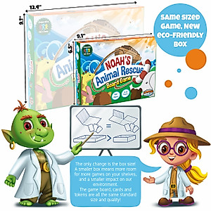 Jumping High Five Noah’s Animal Rescue! Cooperative Noah’s Ark Bible Story Board Game for Kids Ages 4+, No Reading Required and Easy to Learn