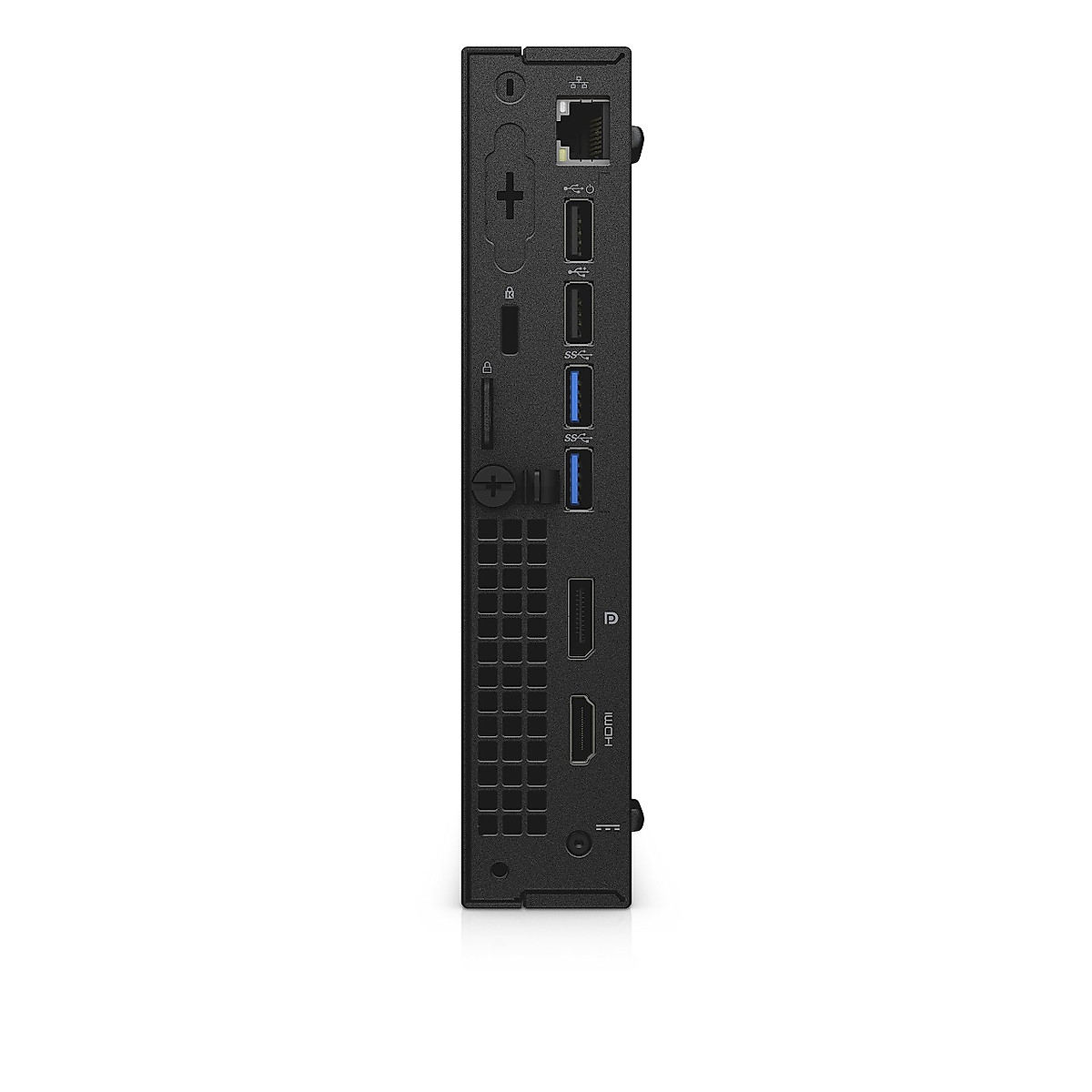 Dell D4XXF OptiPlex 3040 MFF Micro Desktop (Intel Core i3-6100T, 4GB 1600MHz DDR3 RAM, 128GB SSD, Windows 10 Pro, Black)