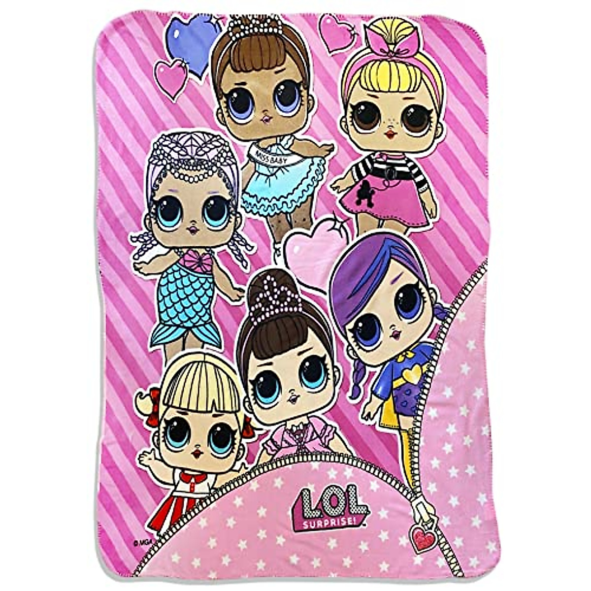 The Snuggle is Real Surprise Doll Soft Fleece Throw Blanket (Run The World)
