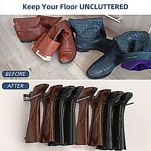 PrimZooty Boot Rack Wader Hanger Wall Mount - (1PACK) Sturdy Metal Tall-Boot Holder, Boot Drying Rack for Closet, Entryway, Outdoor