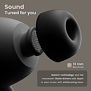 Boult Z35 Earbuds with 32H Playtime, ENC Noise Cancelling mic, Type-C Fast Charging, IPX7 Waterproof 45ms Low Latency Gaming Earbuds Latest Bluetooth 5.3 Wireless Headphones Ear Buds (Graphite Black)