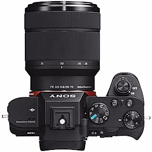 Sony a7 II Mirrorless Camera with 28-70mm Lens (ILCE7M2K/B) + Sony FE 24-105mm Lens + Filter Kit + Lens Hood + Bag + 64GB Card + NPF-W50 Battery + Card Reader + More (Renewed)
