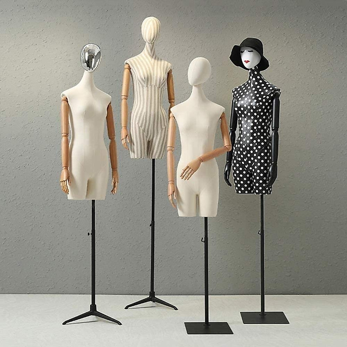 Mannequin Display Stand Tailoring Accessories Seamstress Mannequin Torso Clothing Shop Window Display Mannequin ( Size : Small ) ( )