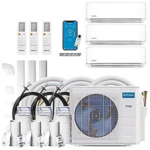 MRCOOL DIYM336HPW06C07 DIY Multi-Zone Series Ductless Heat Pump, White