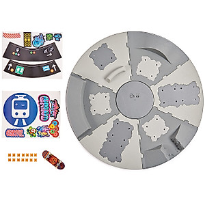 TECH DECK, Shredline 360 Motorized Skate Park, X-Connect Creator, Customizable and Buildable Turntable Ramp Set with Exclusive Fingerboard, Kids Toy for Boys and Girls Ages 6 and up