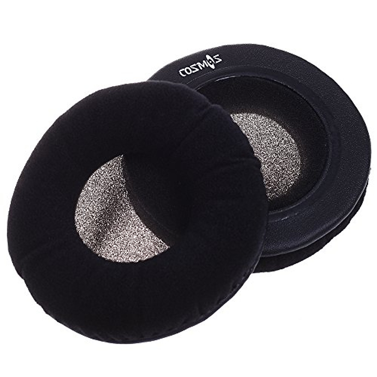 Cosmos ® 1 Pair Black Color Velvet Replacement Earpad Ear Pad Cushion for AKG K 240 Studio Headphones