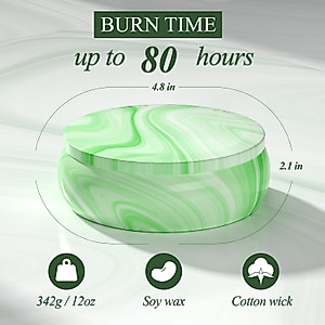 Citronella Candles Outdoor, WAXCANPY 3-Wick Citronella Candles with 160-180 Hours of Burning Time, 24oz Citronella Scented Candles Set for Home, Patio, Outdoor, Indoor, and Travel (2 Pack, 24oz)