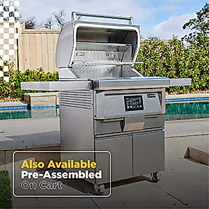 Coyote 28 Inch Built In Pellet Grill, Stainless Steel, Intuitive Digital Touch Control - C1P28
