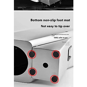 CHAPMAN BROOK Stainless Steel Knife Holder - Knife Block - Durable Kitchen Organizer for Chef Knives, Slicing, Scissors - Space-Saving Knife Storage for Countertops