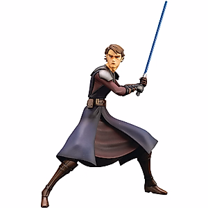 Kotobukiya Star Wars: The Clone Wars: Anakin Skywalker ArtFX+ Statue, Multicolor