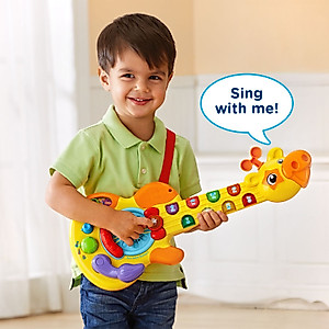 VTech Zoo Jamz Guitar (Frustration Free Packaging), Yellow, 80-179001