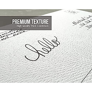 Zentangle Autumn Leaves Fall Note Cards - 24 Greeting Cards with Envelopes and Brown Kraft Sticker Seals - Perfect as Fall Thank You Cards