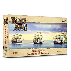 Warlord Black Seas The Age of Sail Spanish Navy 3rd Rates of Renown for Black Seas Table Top Ship Combat Battle War Game 792013002
