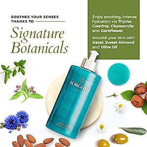 Borghese Bagno di Vita Gentle Foaming Bath & Shower Gel - Aromatherapy Hydrating Body Wash with Thyme, Chamomile & Sweet Almond Oil For All Skin Types