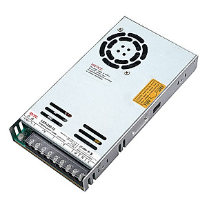 NVVV LRS-350-12 Switching Power Supply 12V 29Amp Enclosed Switchable Power Supply