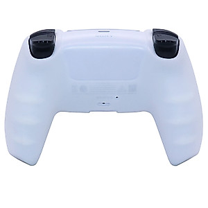 RALAN Controller Cover Silicone, Silicone Controller Cover Skin Protector in Dark Compatible for Ps5 Controller with Thumb Grip x 8,Sticker +L2,R2 caps X2.