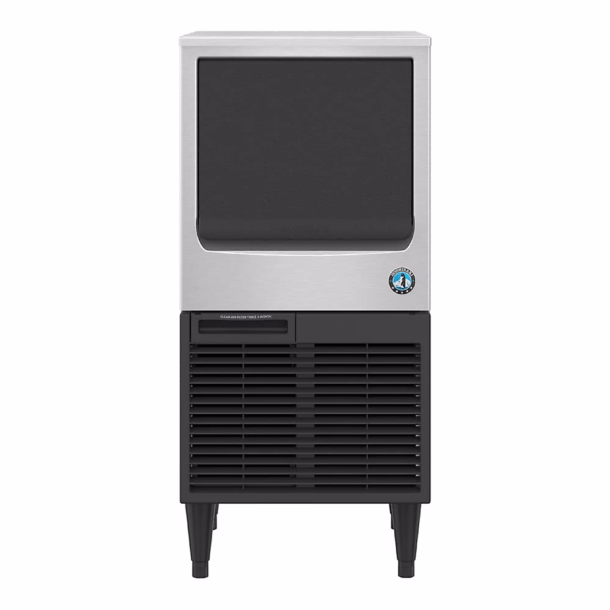 Hoshizaki KM-81BAJ 17.75-Inch Air-Cooled Undercounter Crescent Cube Ice Machine Maker with 38 lb. Storage Capacity, 86 lbs/Day, 115v, NSF