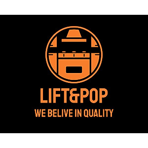 Lift&Pop Commercial Can Opener - Easy - Reliable and Modern Design, Can Opener Manual, Heavy Duty Can Opener, Bottle Opener, Large Handheld, Sharp Discs.