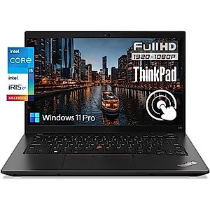 Lenovo ThinkPad L14 Bussiness Laptop, IPS Anti-Glare 14" FHD Touch Screen, Intel i5 Upto 4.2GHz, Intel Iris Xe Graphics, 20GB RAM, 1TB PCIe SSD, Windows 11 Pro with Bundled Accessories