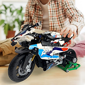 TOY PLAYER Motorcycle Building Set, 1:5 Model Kit Motorcycle, Gift for Kid 6 7 8 9 years, Adults and Motorcycle Fans