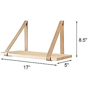 Mkono 2pcs Hanging Shelf and 1pc Diaper Organizer Caddy Boho Decor Storage for Nursery, Bedroom, Gift