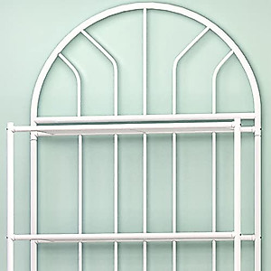 OCASAMI 3-Shelf Over The Toilet Organizer Metal Bathroom Organizer Over Toilet, 3-Tier White Toilet Shelf Organizer Freestanding Storage Space Saver Shelf 69.7x25.6x13.4inch | US Stock