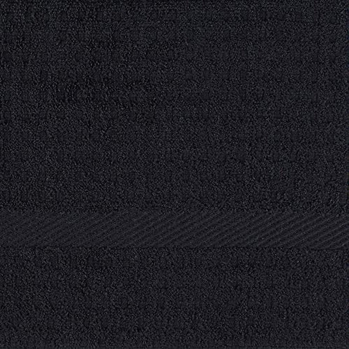 DII Basic Terry Collection Waffle Dishtowel Set, 15x26, Solid Black, 4 Piece